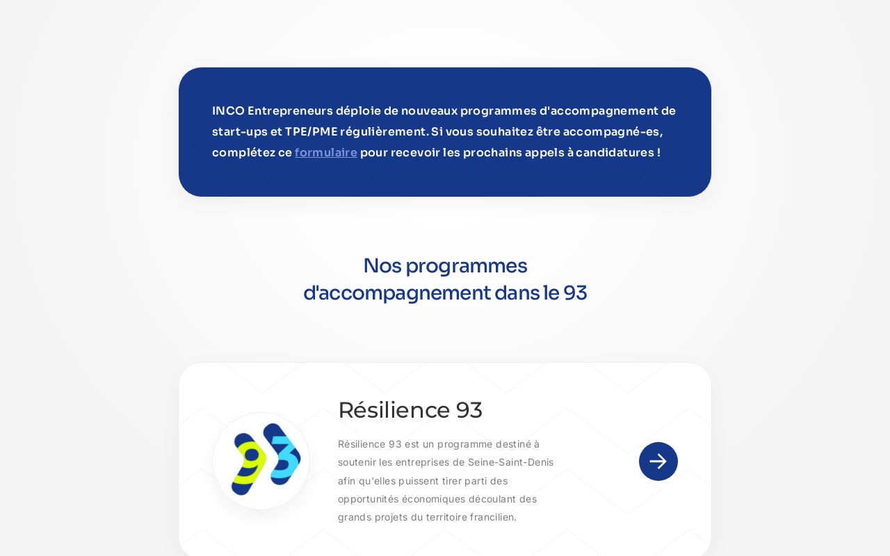 Nos programmes d'accompagnement dans le 93